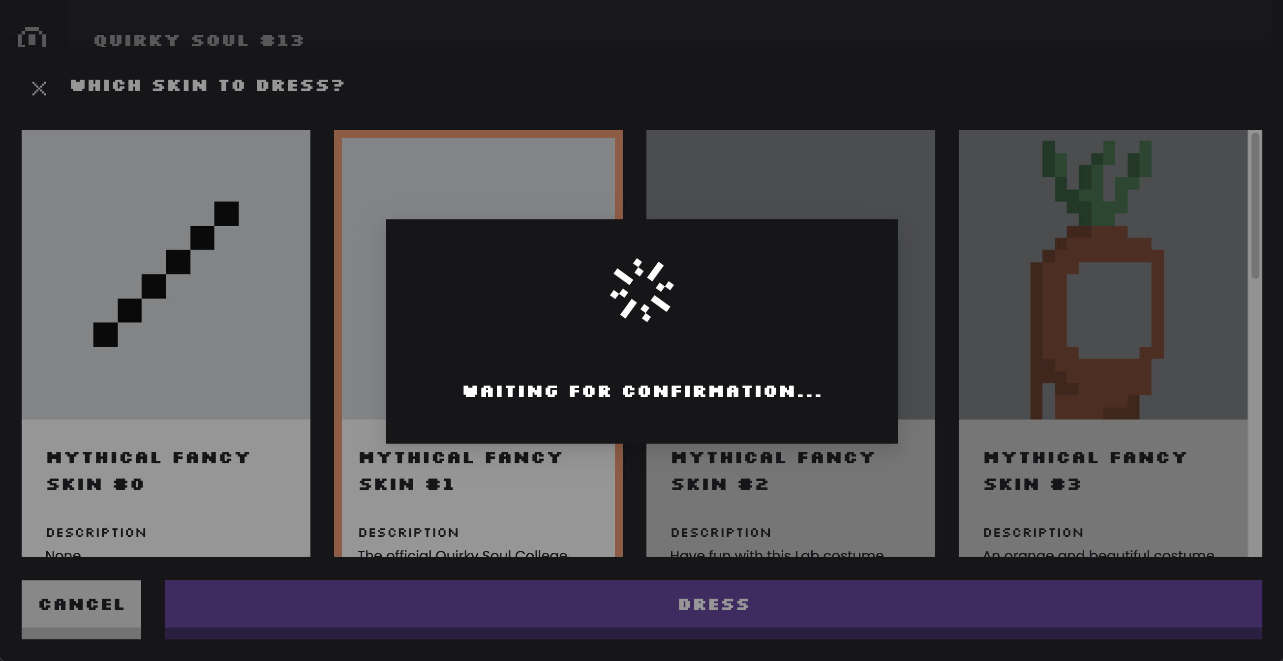 dressing skin screen 5